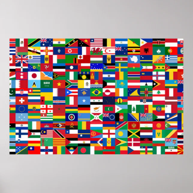 World Flags Poster | Zazzle