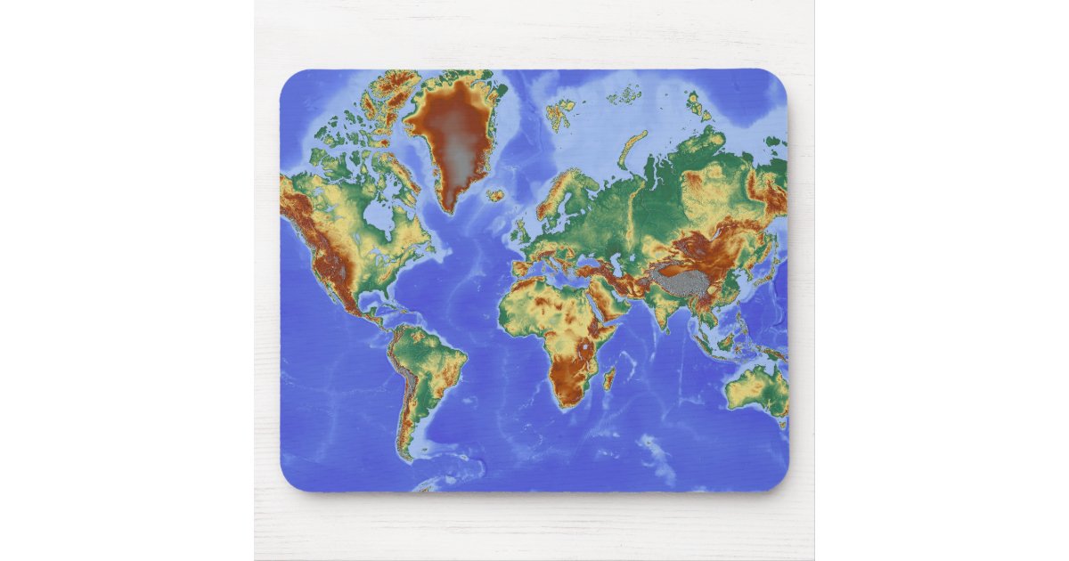 World Geographic International Map Mouse Pad | Zazzle