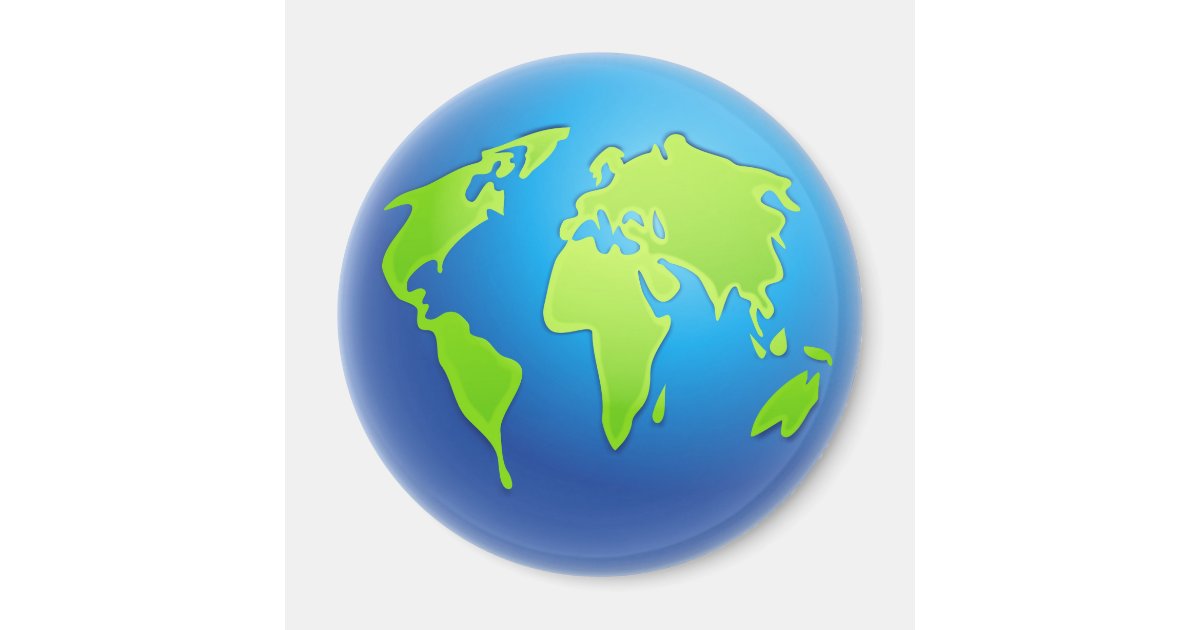 World Globe Magnet | Zazzle