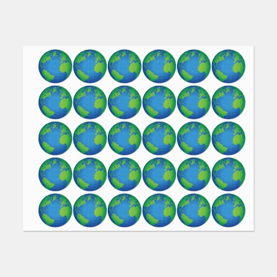 World Globe Map Labels | Zazzle.com