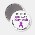 World IBD Day Awareness Ribbon Magnet | Zazzle