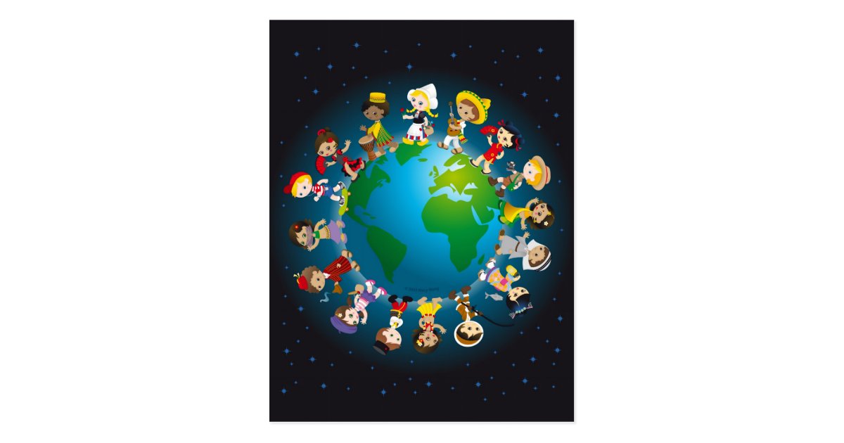 World kidz postcard | Zazzle.com