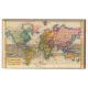 World Map 1700s Antique Continents Place Card Holder | Zazzle