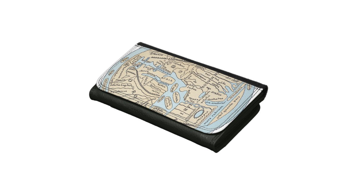 WORLD MAP 2ND CENTURY WALLET | Zazzle