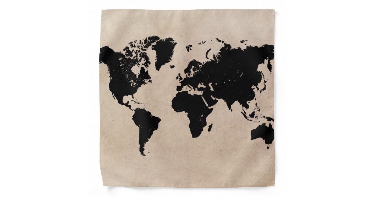 world map bandana | Zazzle