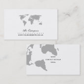 World Map Business Card | Zazzle