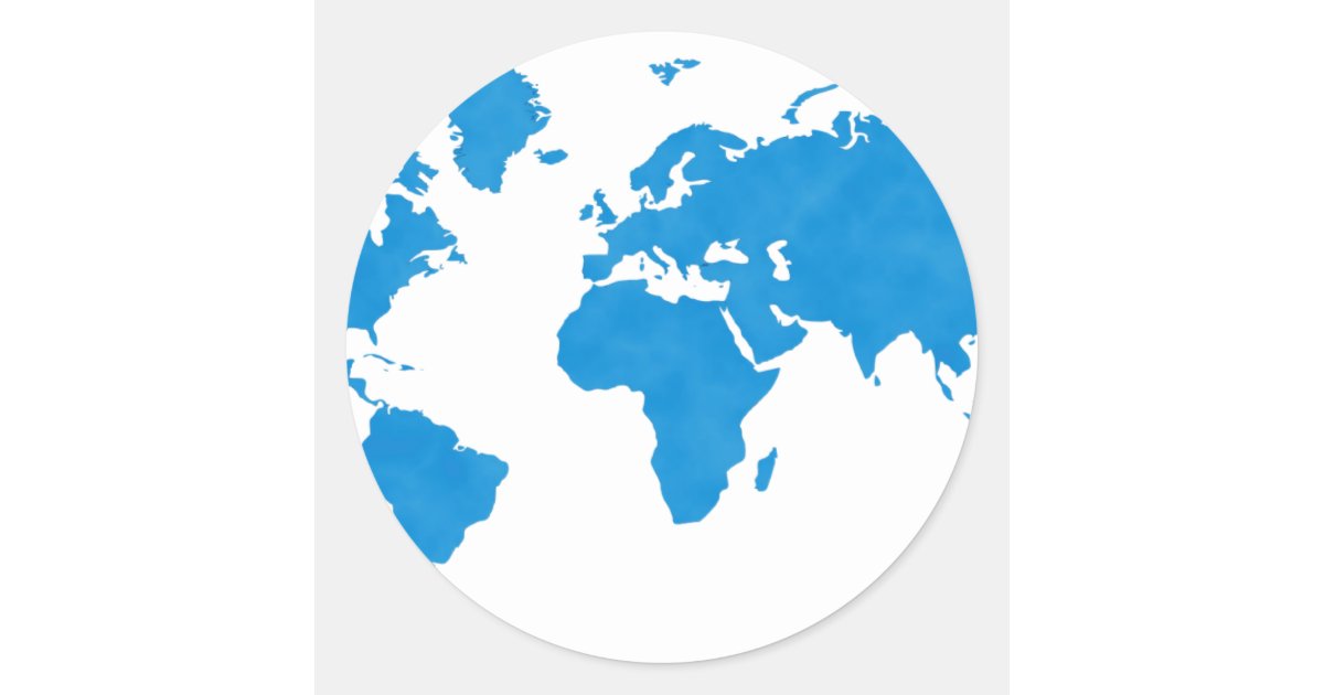 World Map Classic Round Sticker | Zazzle World Map Classic Round Sticker | Zazzle