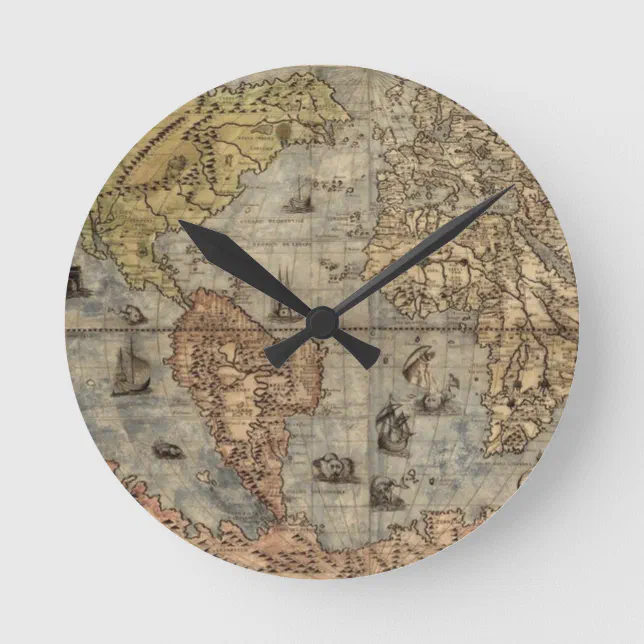 World Map Clock | Zazzle