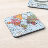 World Map Coasters | Zazzle