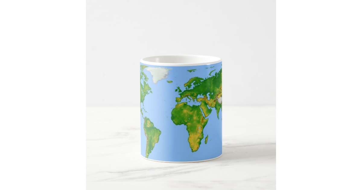 World Map Coffee Mug | Zazzle