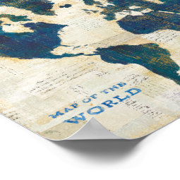 World Map Collage Poster | Zazzle