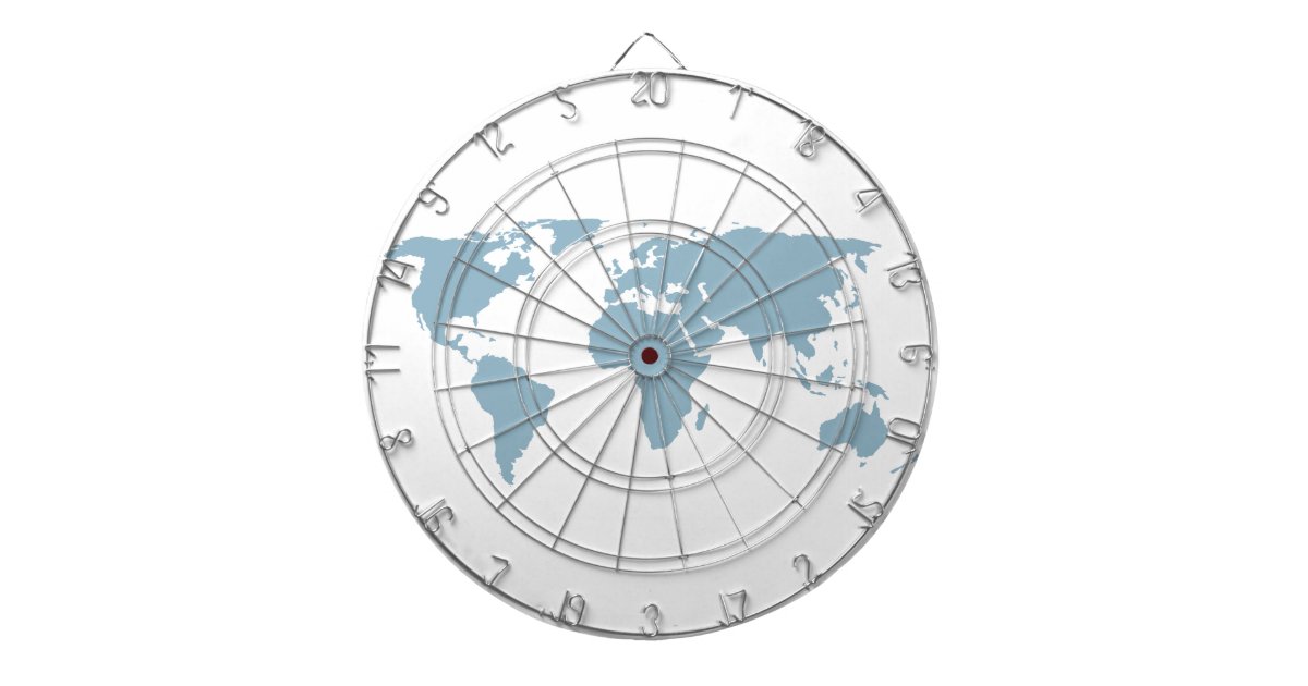 World Map Dart Board | Zazzle