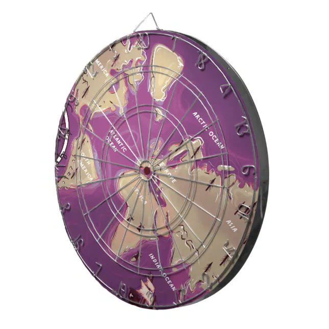World Map Dartboard | Zazzle