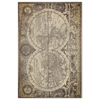 World Map Decoupage Paper | Zazzle