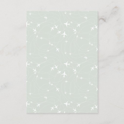 World map Destination wedding details cards | Zazzle