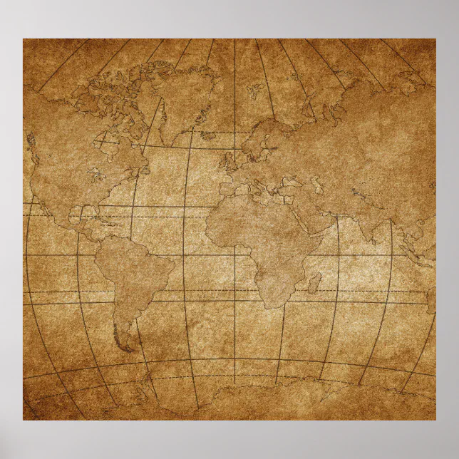 World Map: Global Exploration Guide Poster | Zazzle