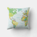 World Map - I Haven't Been Everywhere... Throw Pillow | Zazzle