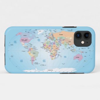 world map iphone case | Zazzle