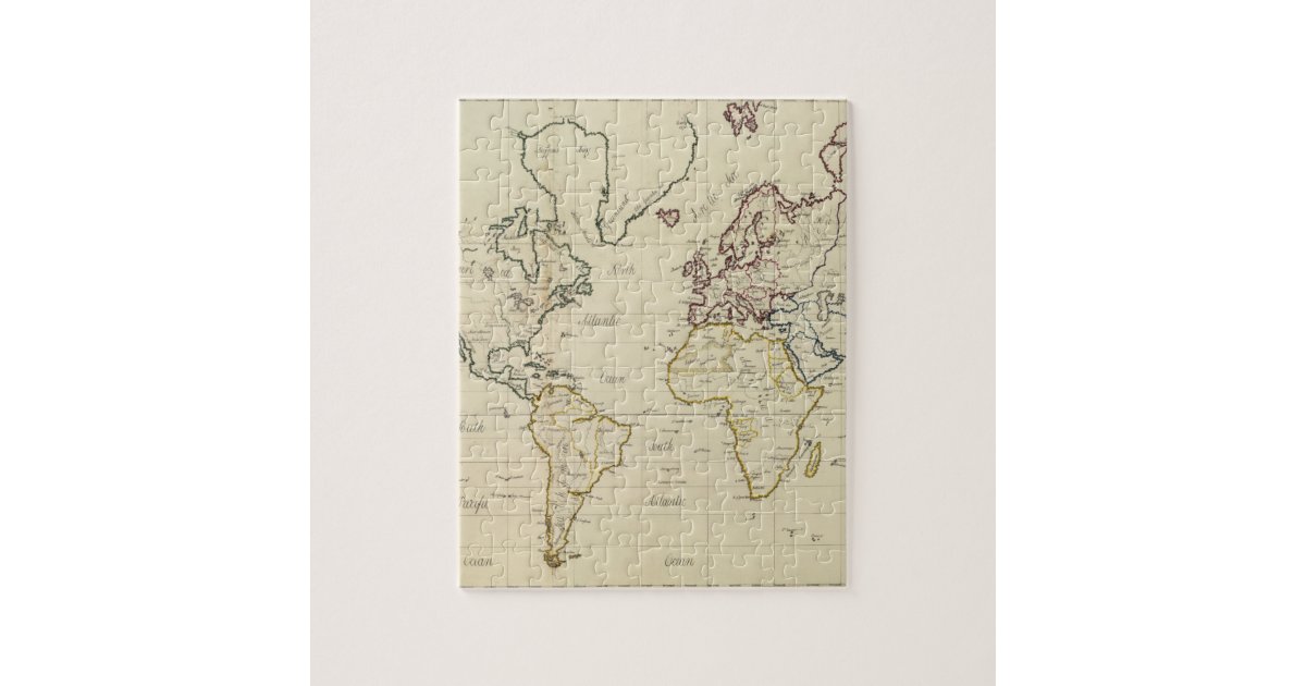 World map jigsaw puzzle | Zazzle