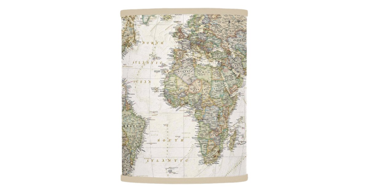 World Map Lamp | Zazzle