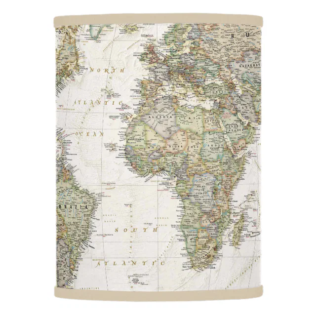 World Map Lamp | Zazzle