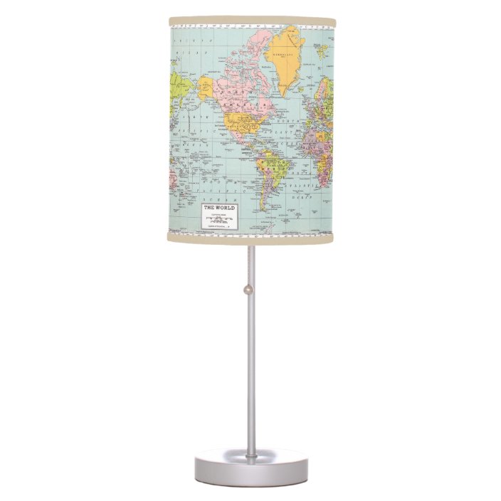 World Map Lamp | Zazzle.com