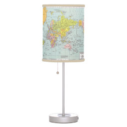 World Map Lamp | Zazzle