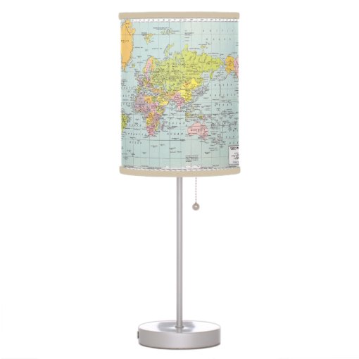 World Map Lamp | Zazzle