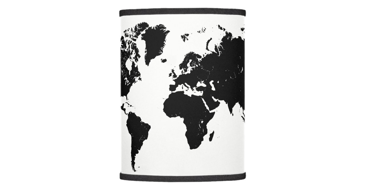 WORLD MAP LAMP SHADE | Zazzle