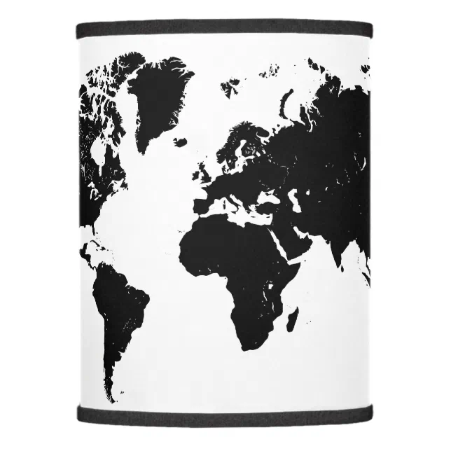WORLD MAP LAMP SHADE | Zazzle