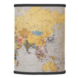 world map lamp shade | Zazzle