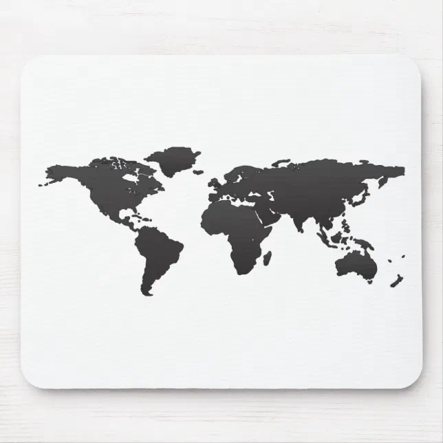 World Map Mouse Pad | Zazzle