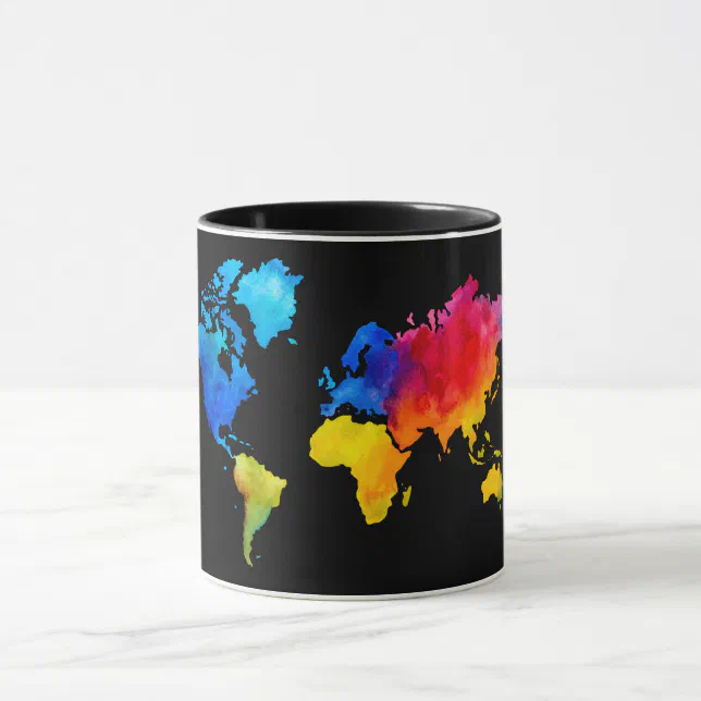 World Map. Mug | Zazzle