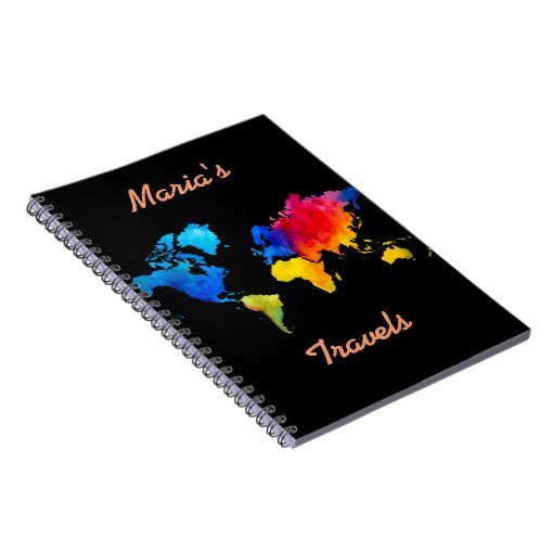 World Map. Notebook | Zazzle