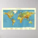 World map of 1947 poster | Zazzle