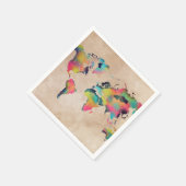 world map Paper Napkins | Zazzle
