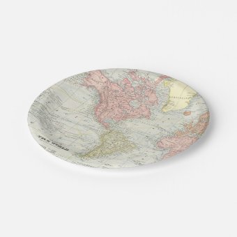 World Map Paper Plates | Zazzle
