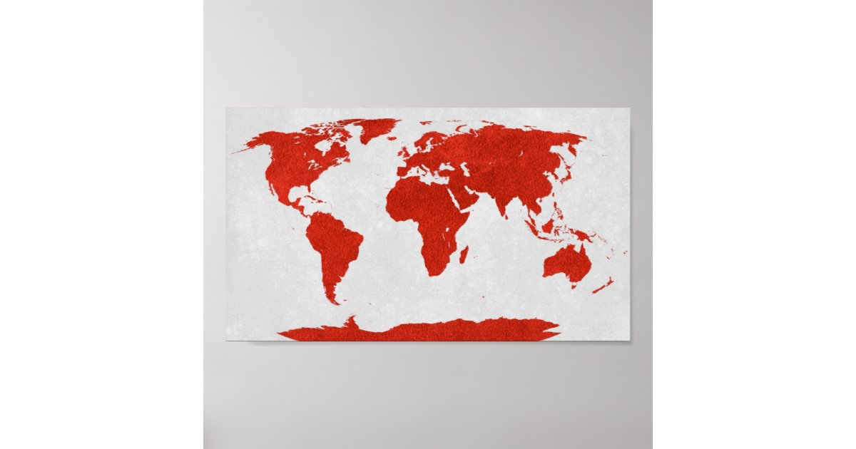 World Map Poster | Zazzle