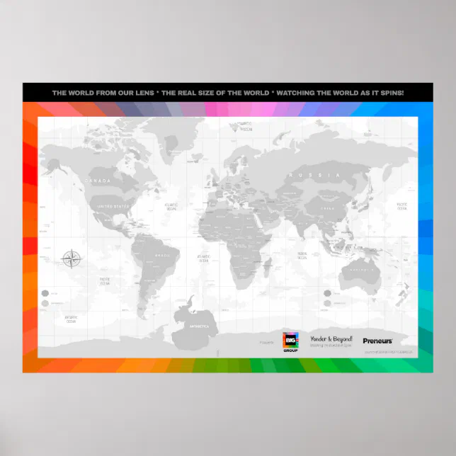 WORLD MAP POSTER | Zazzle