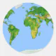 World Map Round Sticker | Zazzle