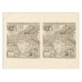 World Map Sea Serpents Tablecloth | Zazzle