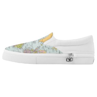 World Map Shoes | Zazzle