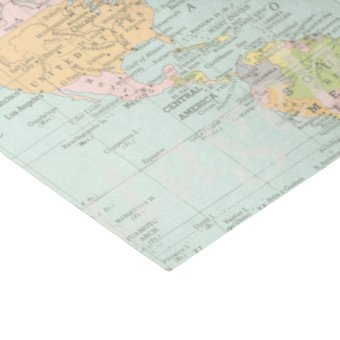World Map Tissue Paper | Zazzle