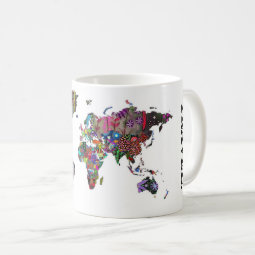 World Map Travel Mug | Zazzle
