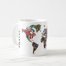 World Map Travel Mug | Zazzle
