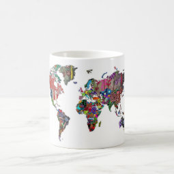World Map Travel Mug | Zazzle