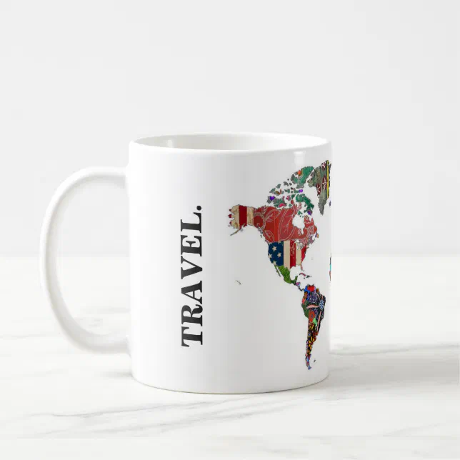 World Map Travel Mug | Zazzle