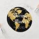World Map Travel Theme Globe Table Numbers | Zazzle