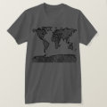 World Map Tshirt | Zazzle