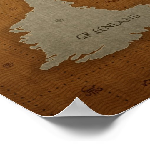 World Map - Upside Down Poster | Zazzle